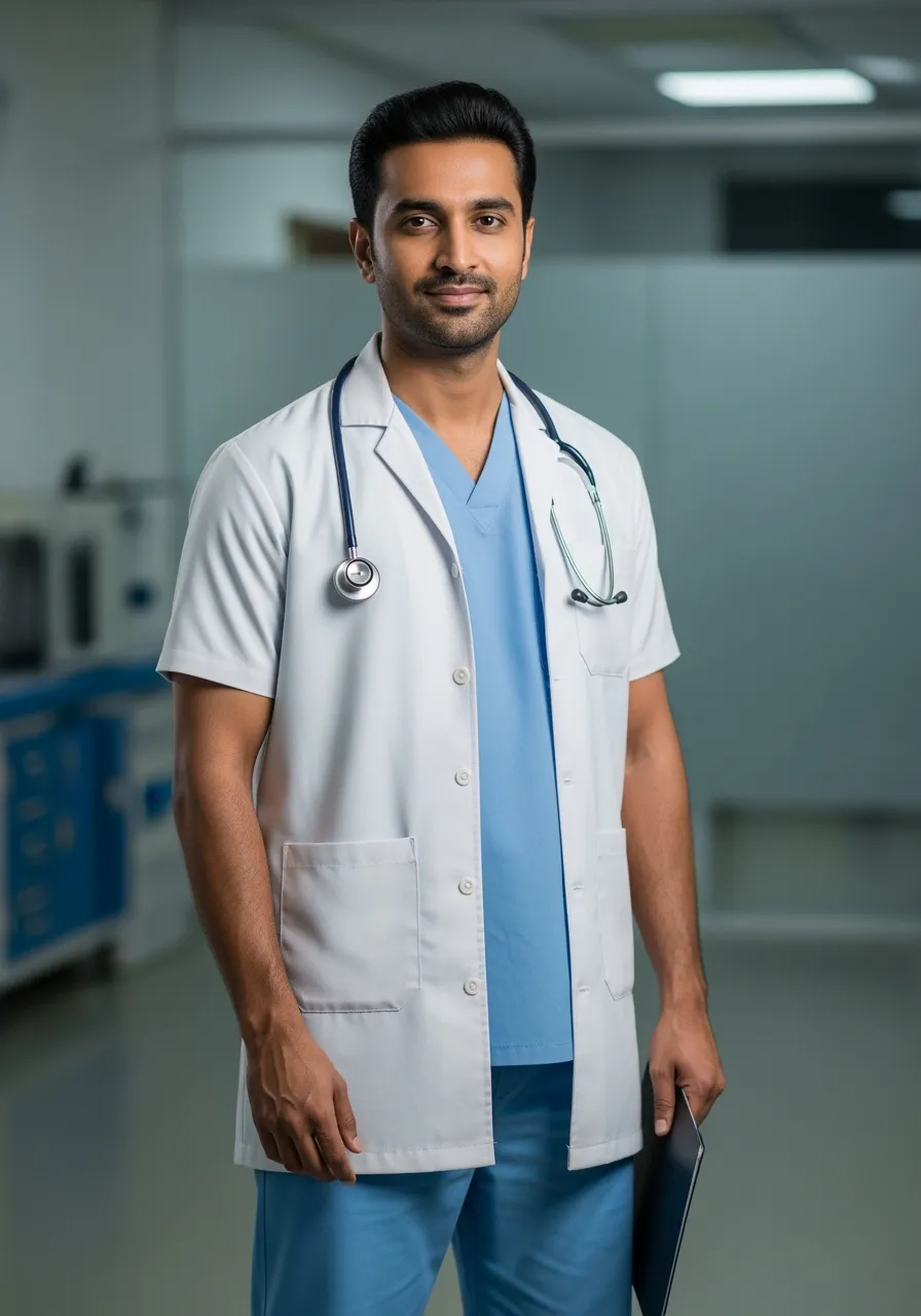 Lab Coat Half Wrinkle Resistant - Unifab India